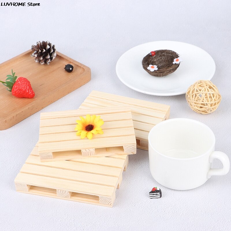 Mini Wooden Pallet Beverage Coasters For And Cold ... – Vicedeal