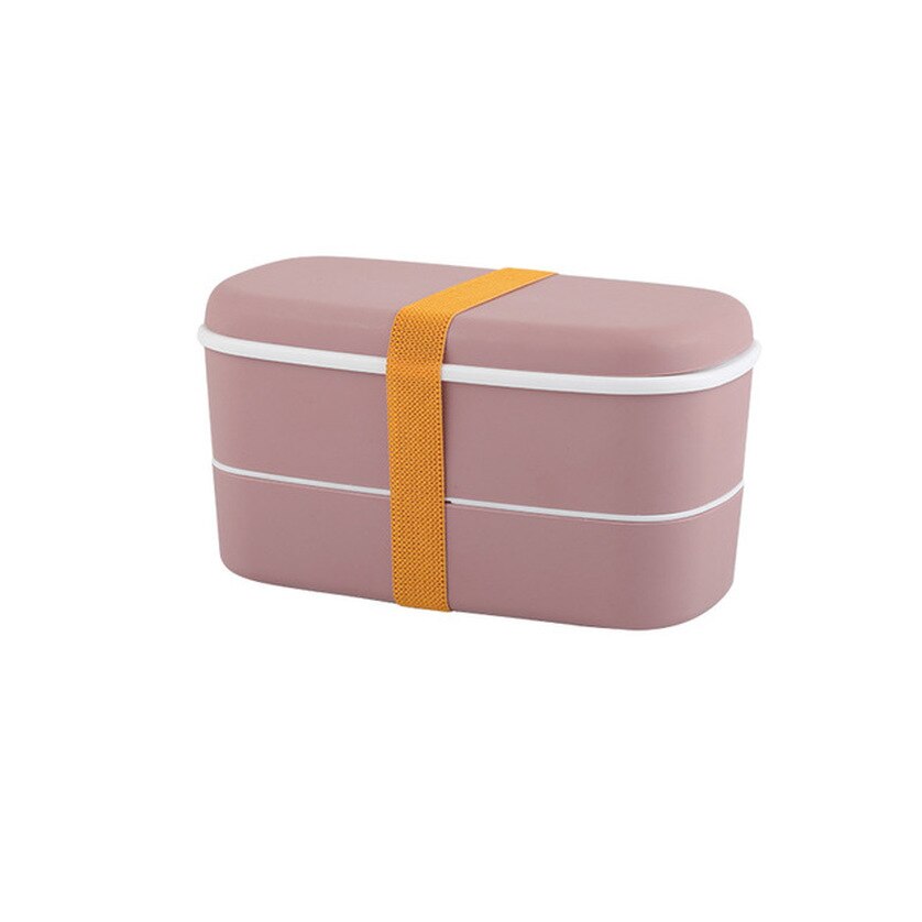 Lunch BoxJapanese Style Simple Double Student Lunc... – Grandado