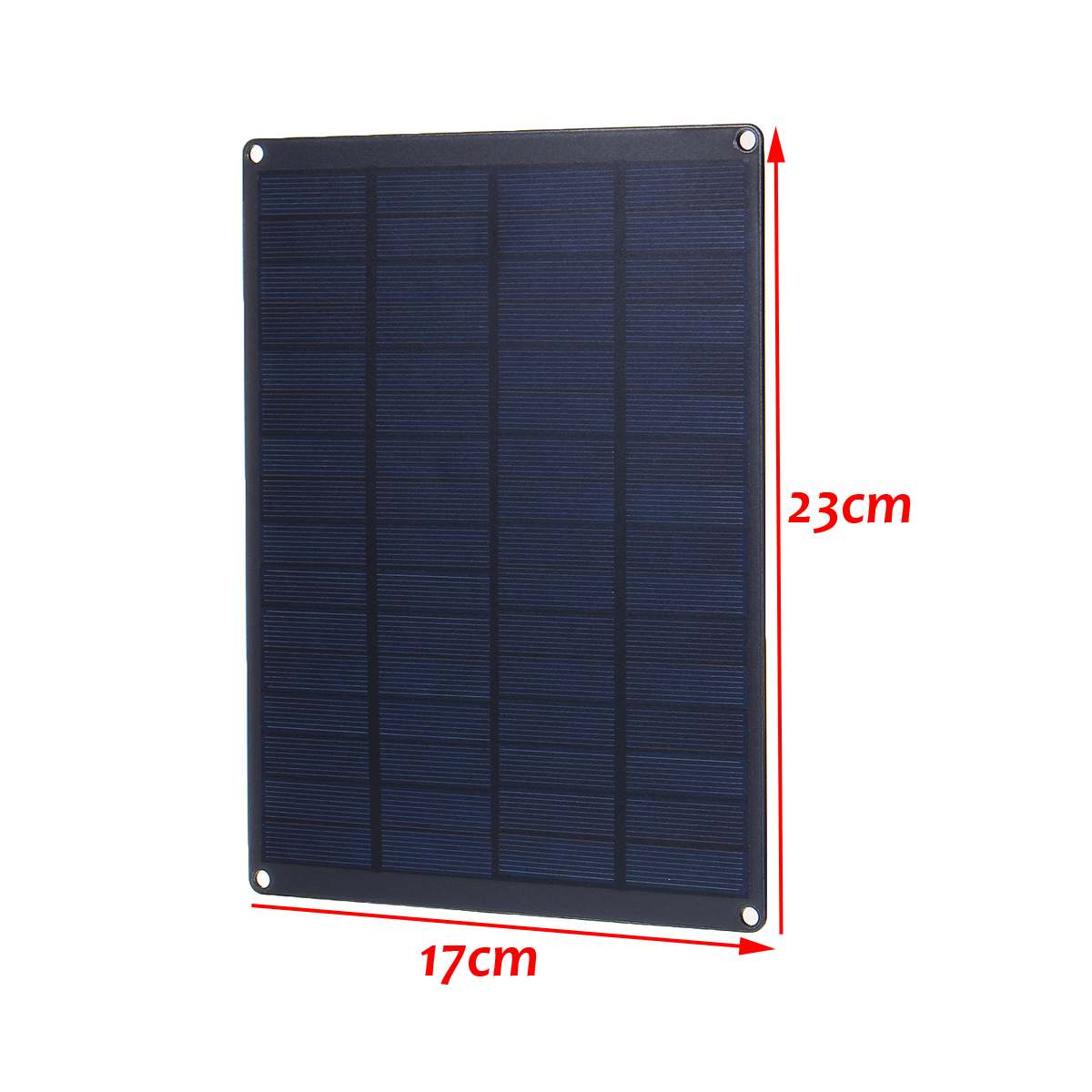 25W 12V USB Solar Panel Ausgang Solar Zellen Poly ... – Vicedeal