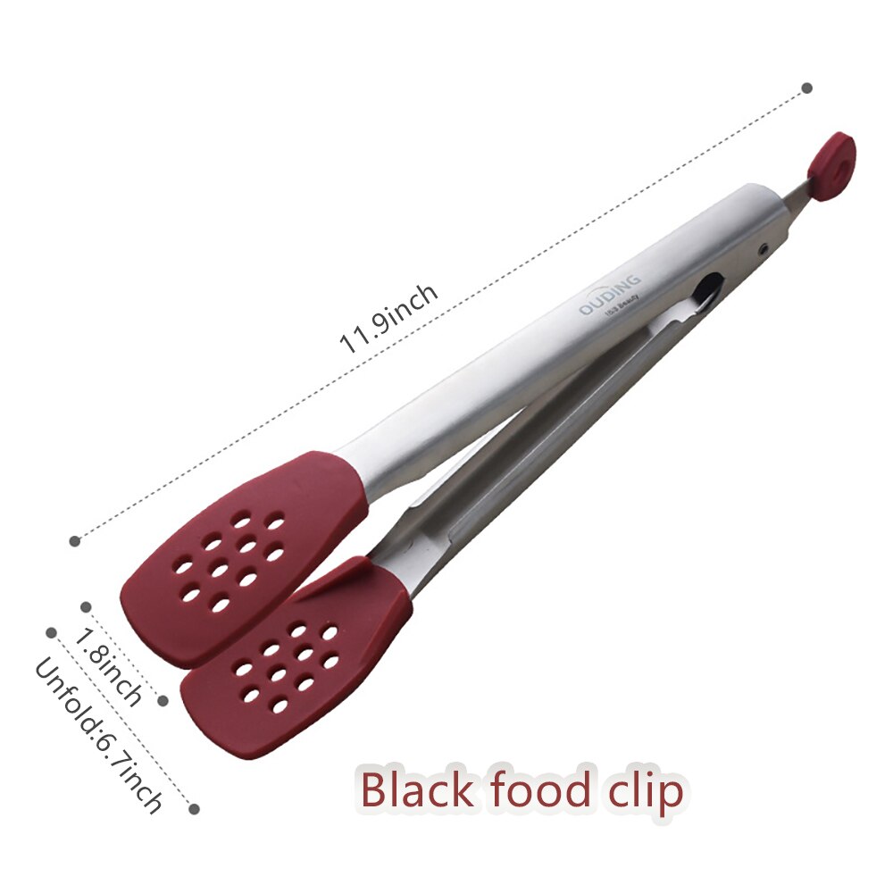 High Temperature Resistant Silicone Food Tongs Ste... – Grandado
