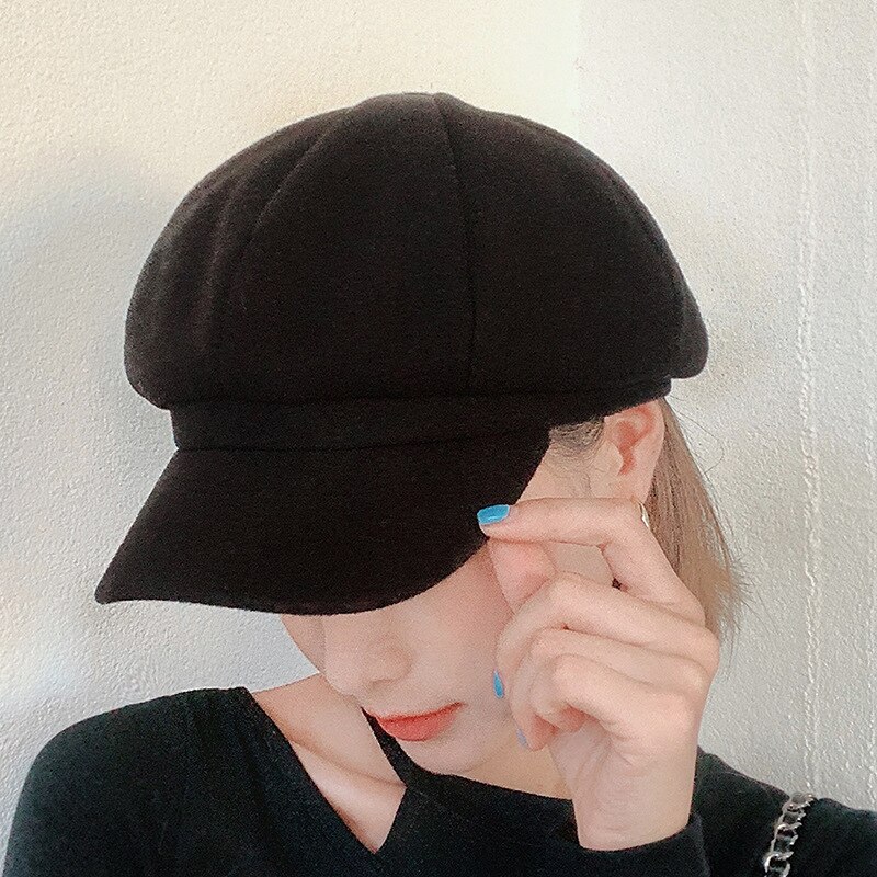 Autumn and Winter Women'S Retro Wool Pointed B... – Vicedeal