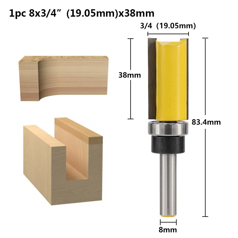 Hampton 1Pc Lager Flush Trim Router Bit 8Mm Shank ... – Grandado