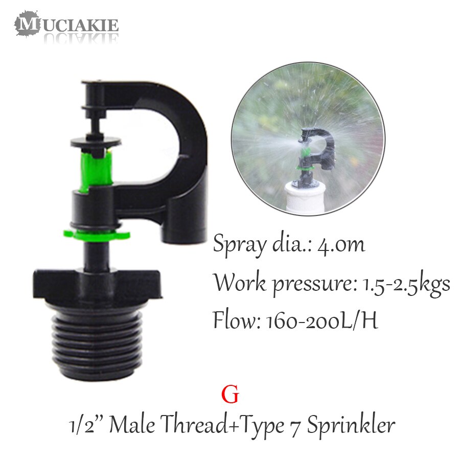 MUCIAKIE 3PCS G-Typed Misting Sprinkler with 1/2&... – Vicedeal