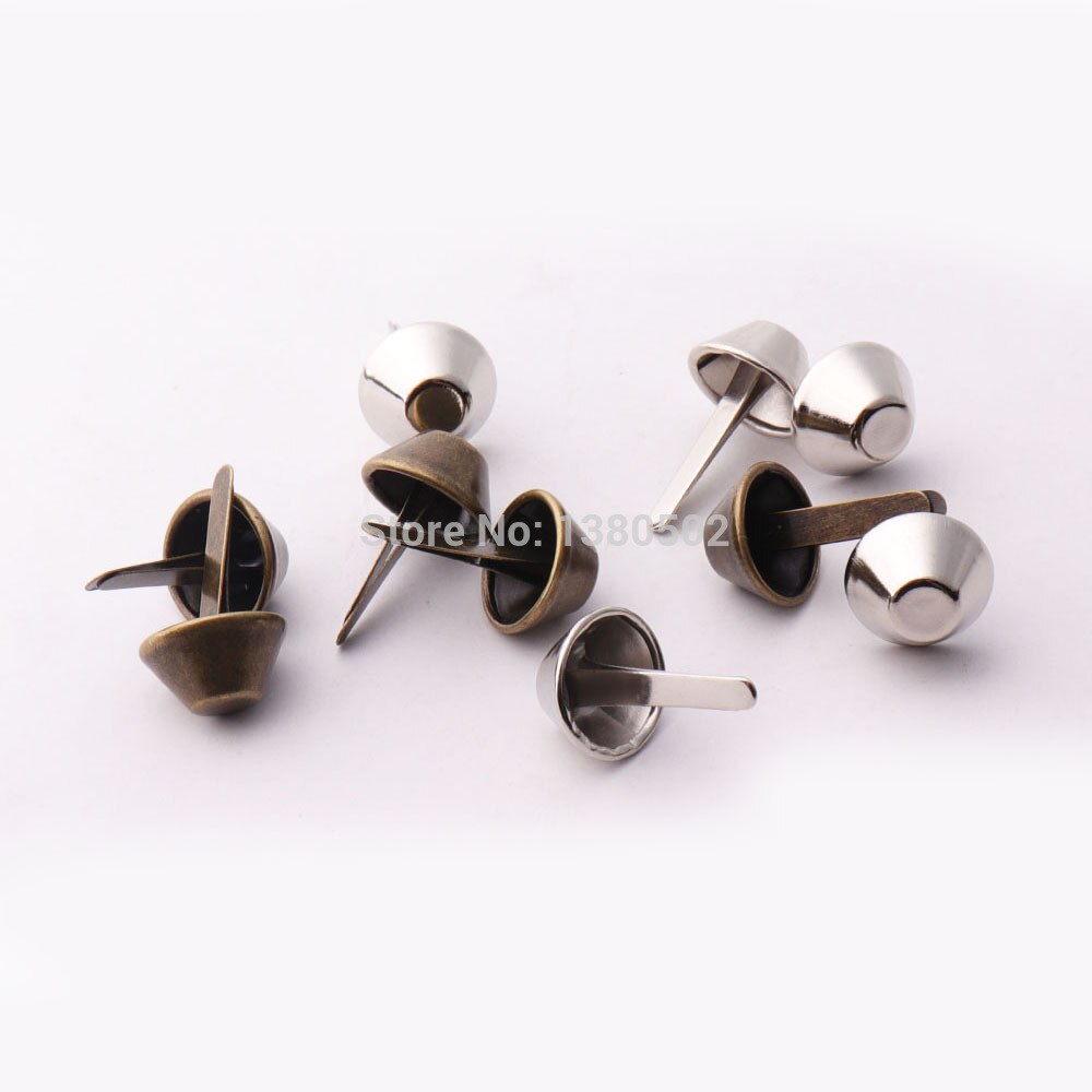 50pcs/lot silver and bronze color metal Brads Scra... – Grandado