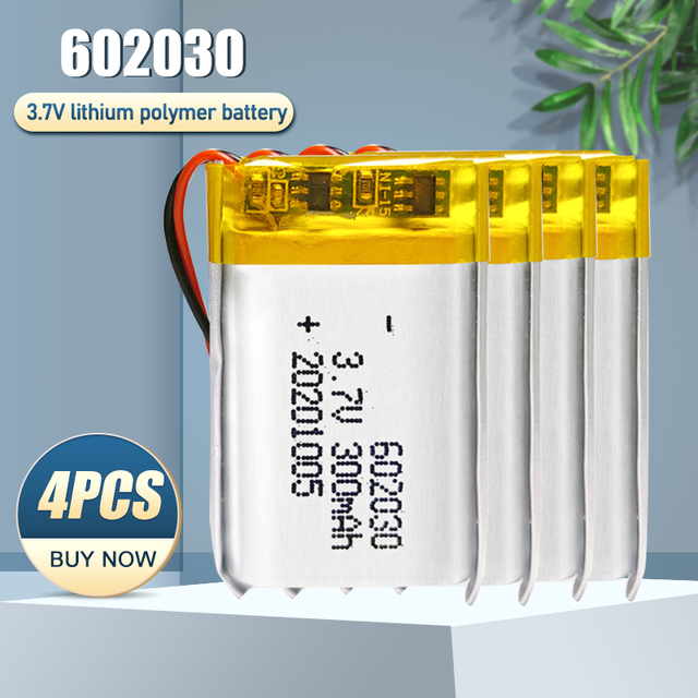602030 3.7V 300Mah Lithium Polymer Oplaadbare Batt... – Vicedeal
