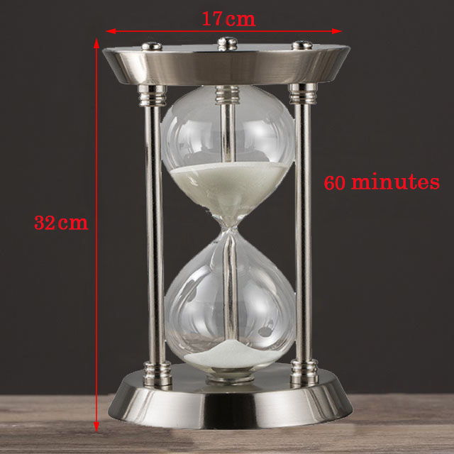 European Time Metal Hourglass Sand Timer Home Deco... – Vicedeal