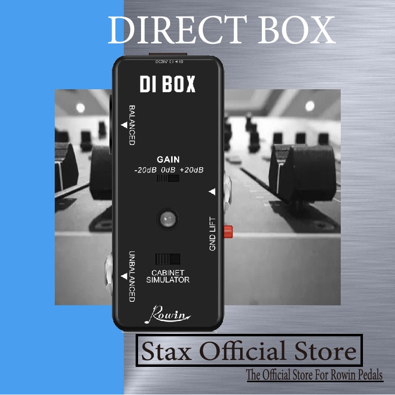 Rowin LEF-331 Direct Box Guitar Bass Passive DI Bo... – Vicedeal