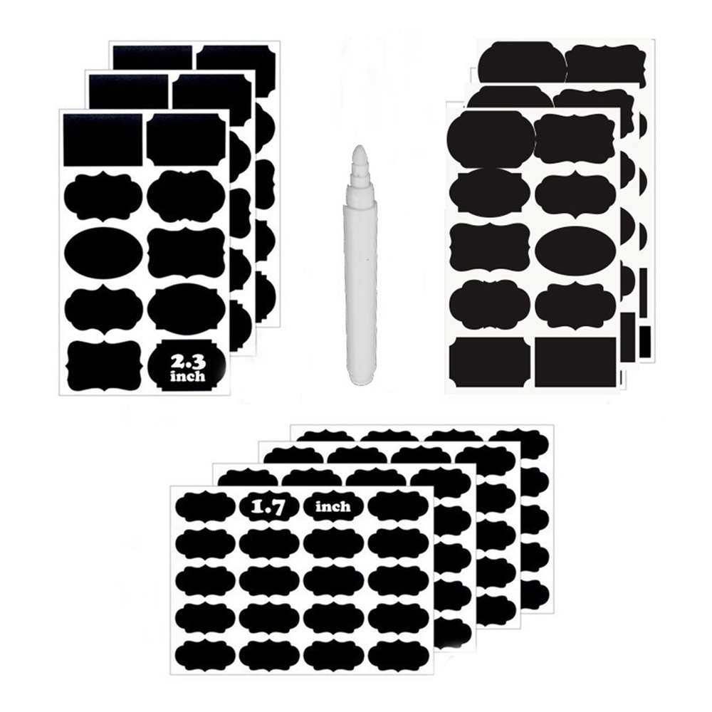 Waterproof Chalkboard Kitchen Spice Label Stickers... – Vicedeal
