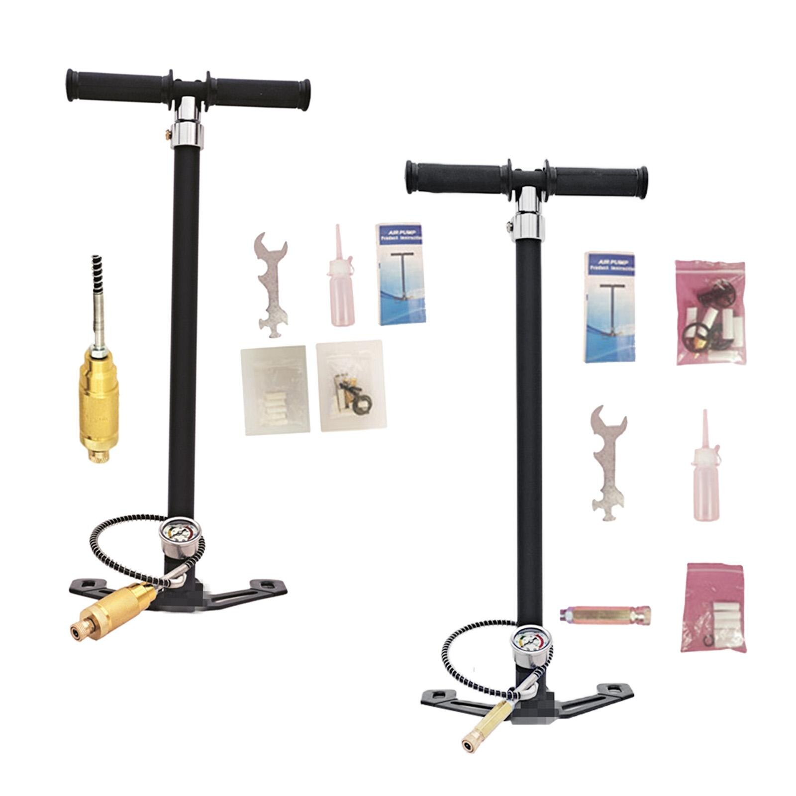 High Pressure Shock Pump Bike Pump Manometer Air C... – Grandado