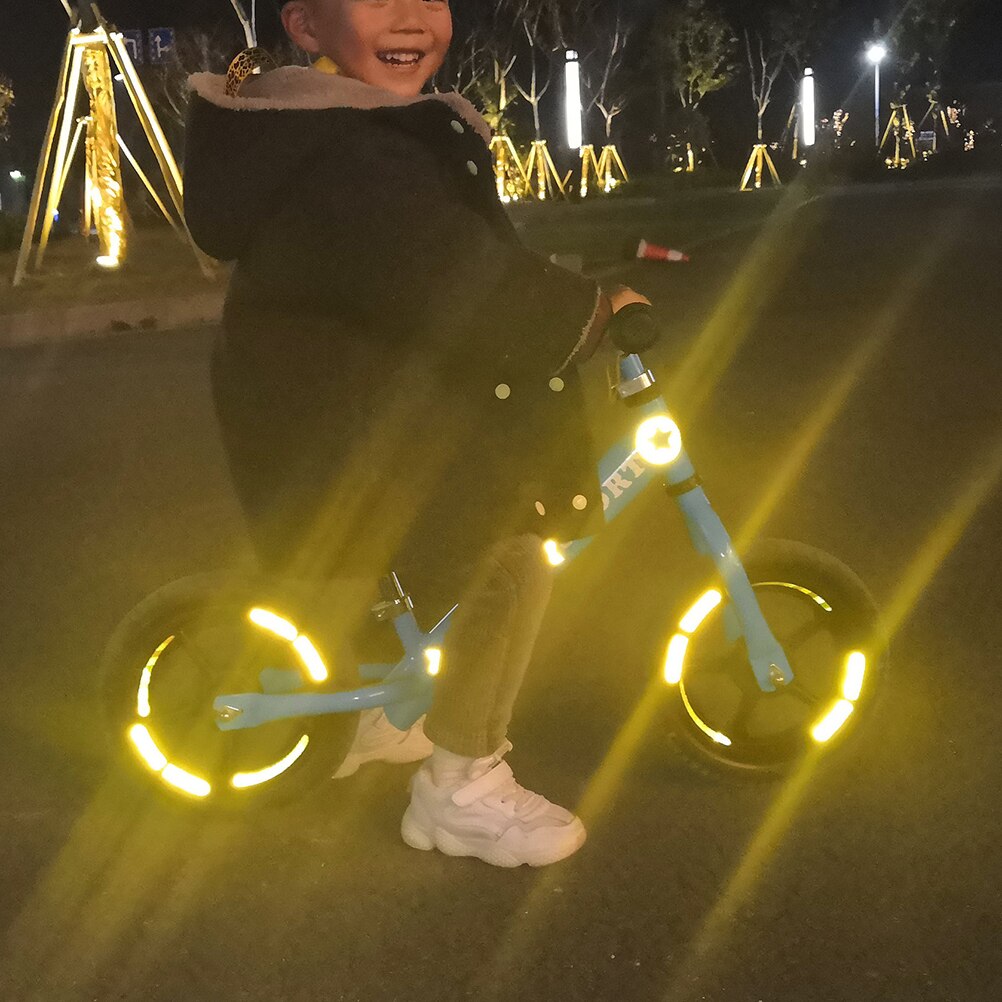 4 Vellen Lichtgevende Decor Fiets Reflecterende St... – Vicedeal