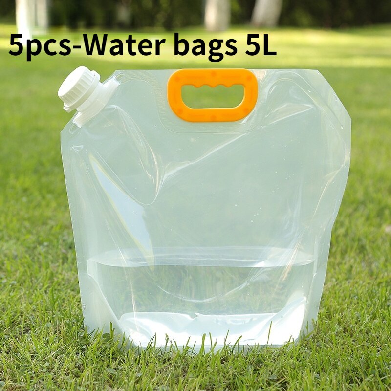 1pc 5L Water Bag Foldable Large Capacity PE Water ... – Grandado