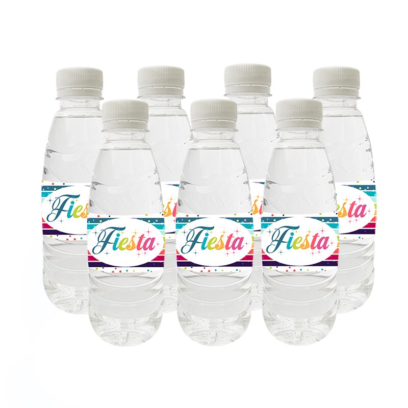 10pcs Fiesta Mexican Party Water Bottle Label Stic... – Grandado