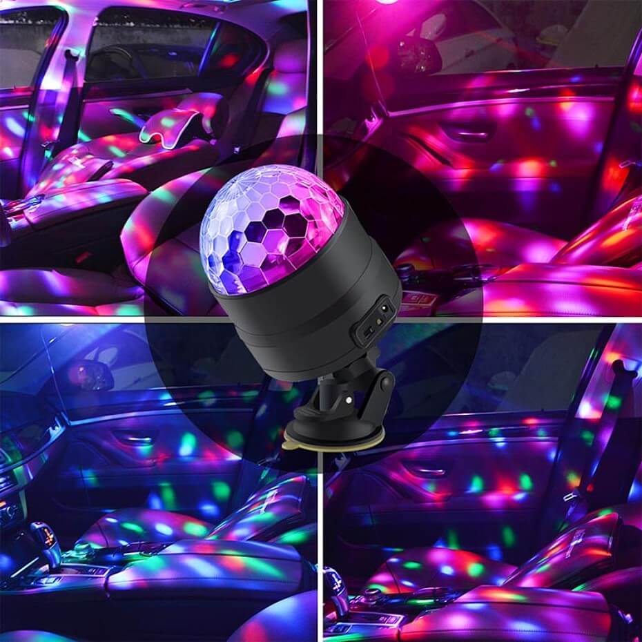 Mini Disco Bal Licht Podium Verlichting Effect Muz... – Vicedeal
