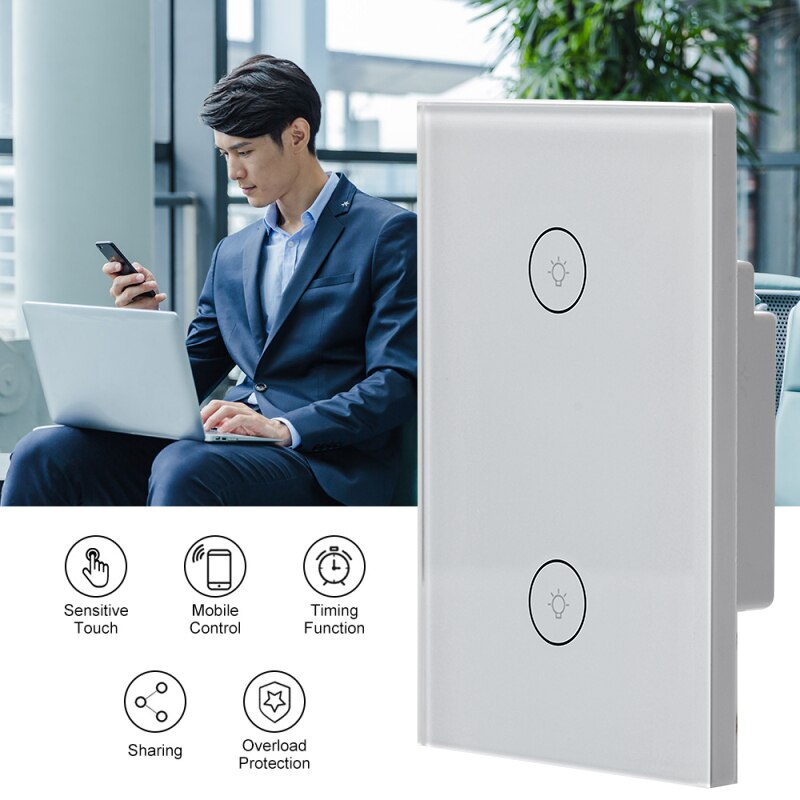 Smart Home Wifi Wall Touch Switch US Required Smar... – Vicedeal