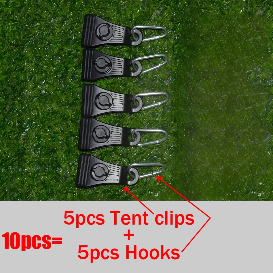 16/10/5pcs Heavy Duty Tent Clamps With Carabiner, ... – Grandado