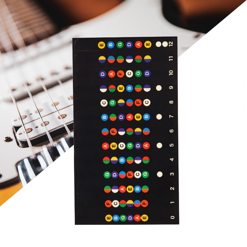 Guitar Fretboard Sticker Guitar Decor Guitar Fretb... – Grandado