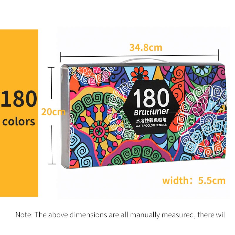 Brutfuner 48/72/120/160/180Color Color Pencils Woo... – Vicedeal