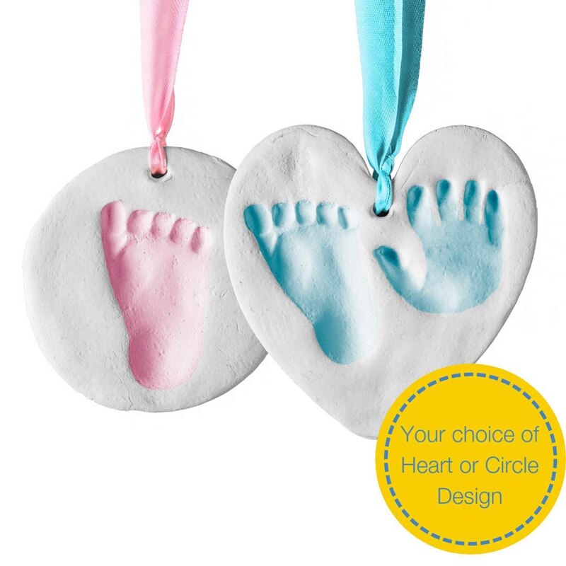 Baby Footprint Kit & Handprint Ornament Kid Girl &... – Vicedeal
