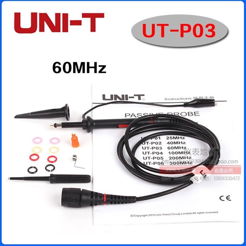 UNI-T UT-P03 Passieve Probe 60Mhz Geldt Voor UTD20... – Vicedeal
