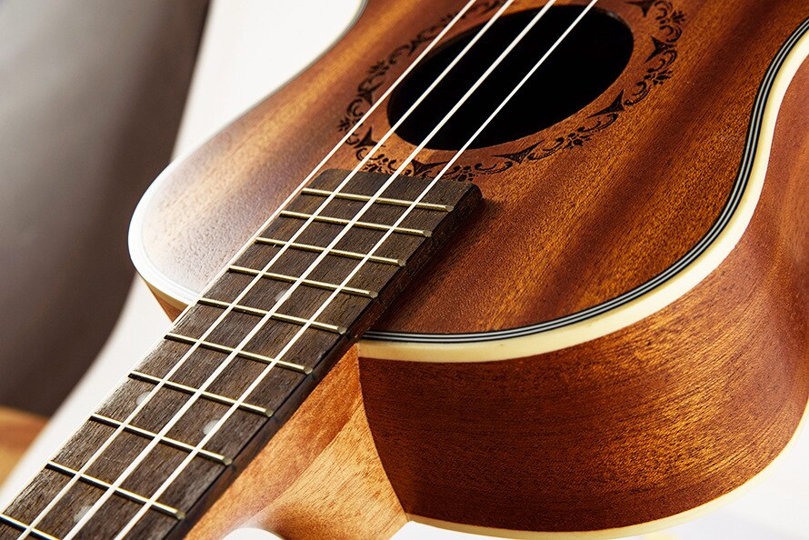 21" Ukulele soprano 4 strings Hawaiian guitar Rose... – Grandado