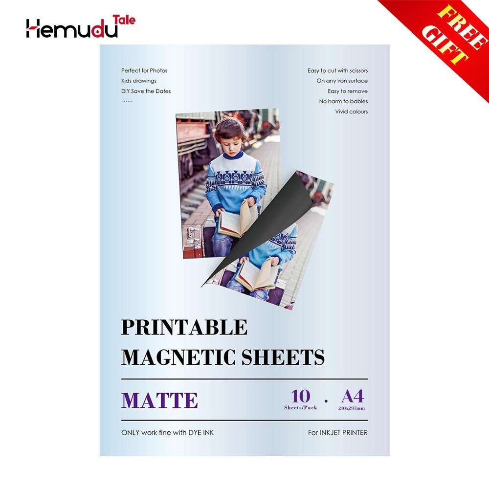 A4 Matte Magnetic Inkjet Sticker Photo Paper for I... – Vicedeal