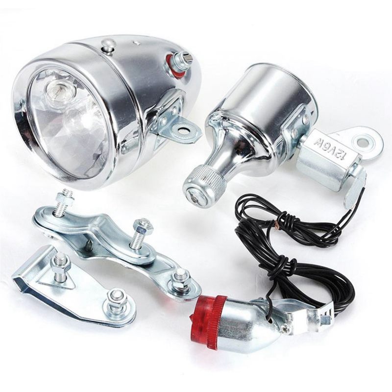 Cycling Dynamo Powered Headlight and Rearlight Bik... – Vicedeal