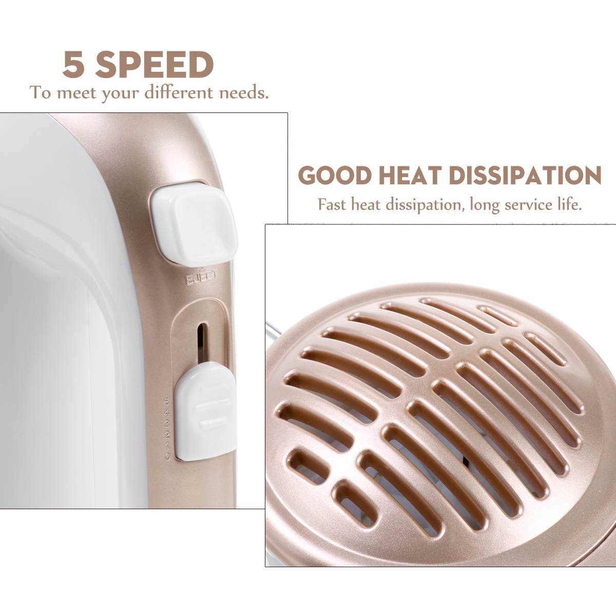 220V Electric Blender Mixer Automatic Food Mixer 5... – Grandado