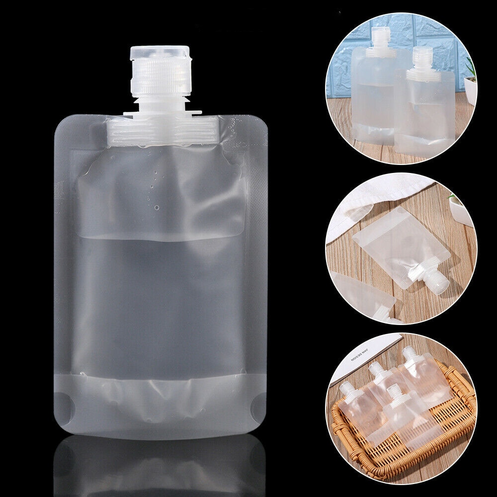 10pcs Clear Reusable Leakproof Refillable Pouches ... – Grandado