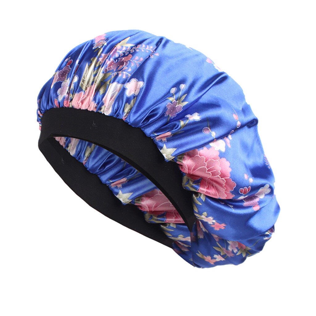 Soft Silk Hair Bonnet with Wide Band Comfortable N... – Grandado