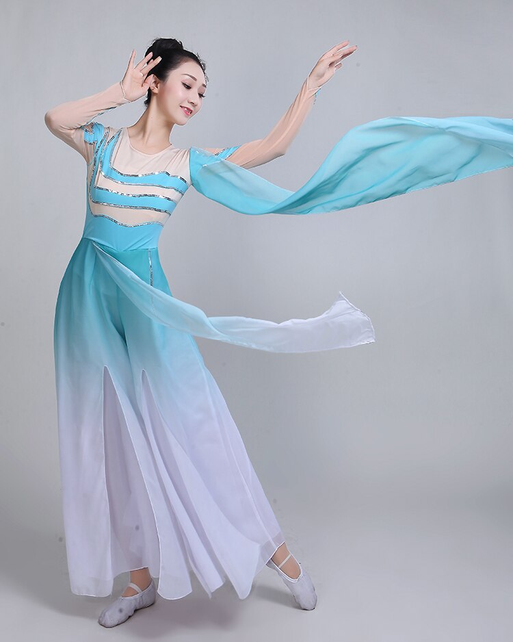 Hanfu classical dance costume female adult fan dan... – Grandado