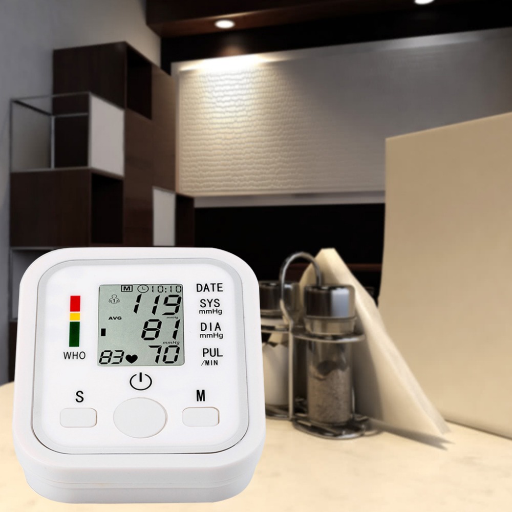 Digital LCD Automatic Wrist Blood Pressure Monitor... – Grandado