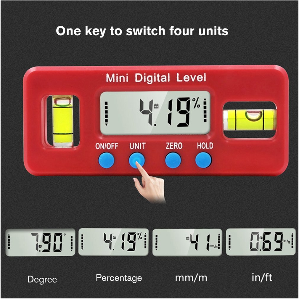 Mini Precision Digital Protractor Inclinometer Wat... – Grandado