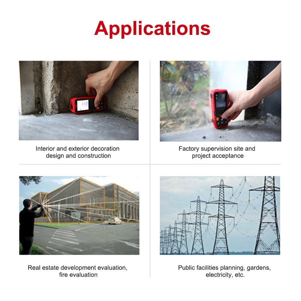 Home Distance Meter Portable Battery Powered Optic... – Grandado