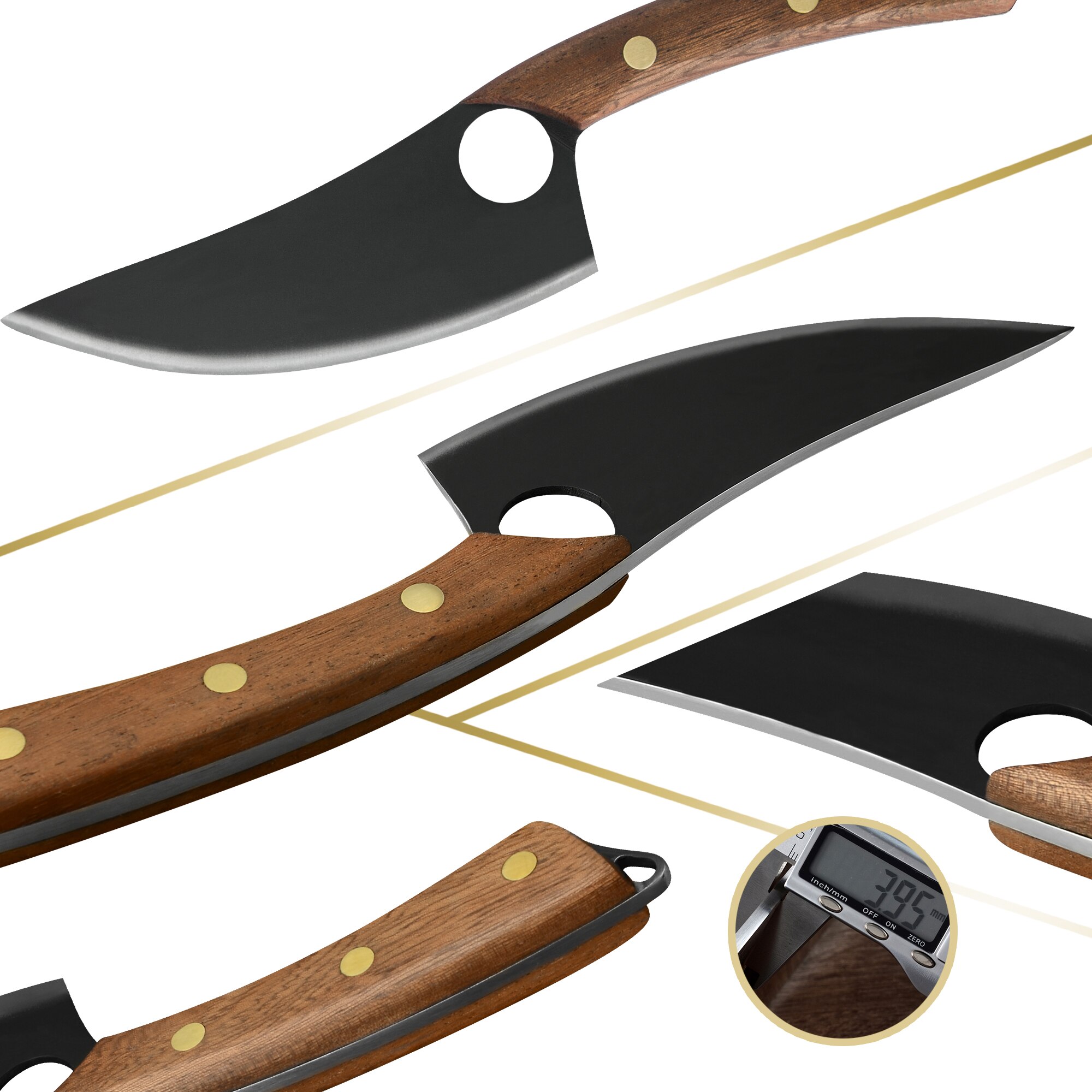 XYj Full Tang Boning Knife Serbian Outdoor Knives ... – Vicedeal