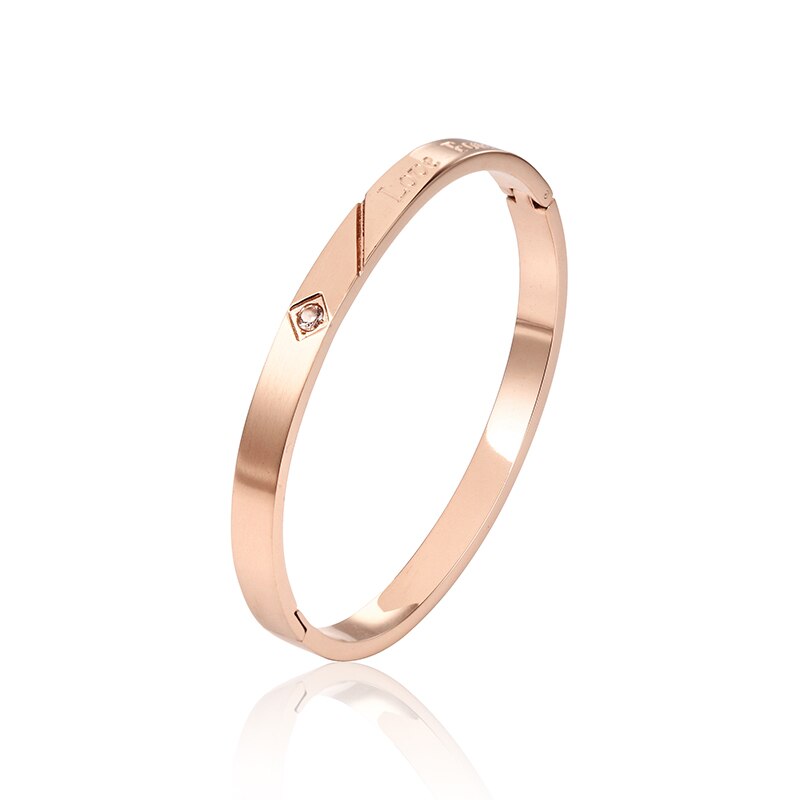 Women Stainless Steel Rose Gold Sample LOVE FOREVE... – Grandado