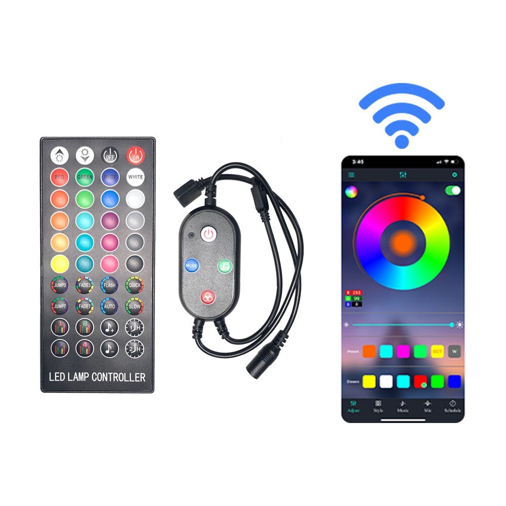 DC 12V RGB LED strip mini controller dimmer Blueto... – Grandado