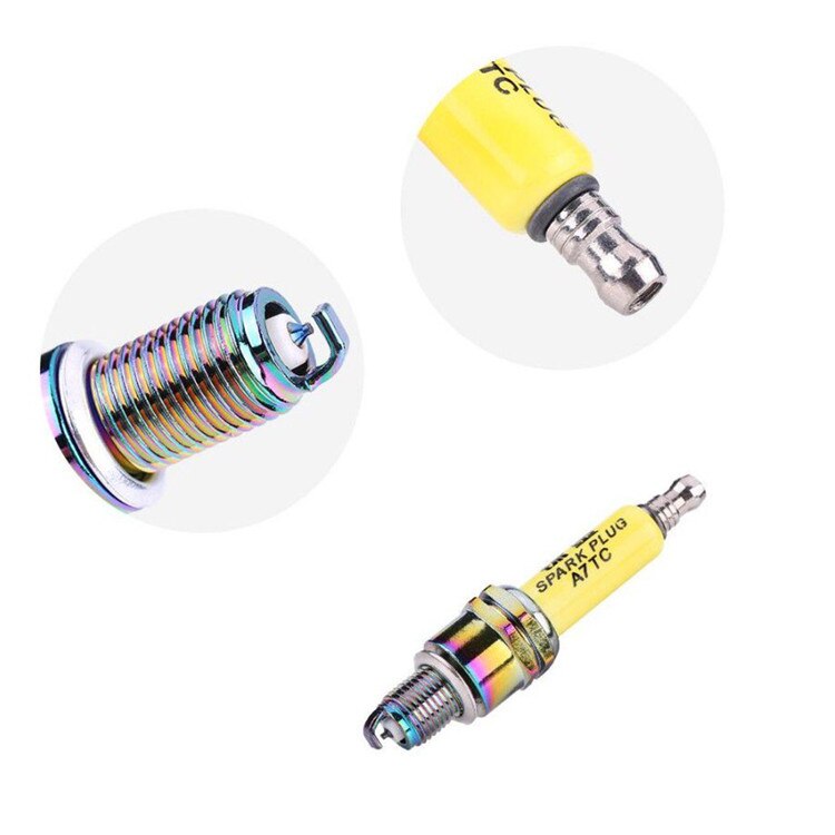 Spark Plug A7TC A7TJC 3 Electrode GY6 50cc -150cc ... – Vicedeal