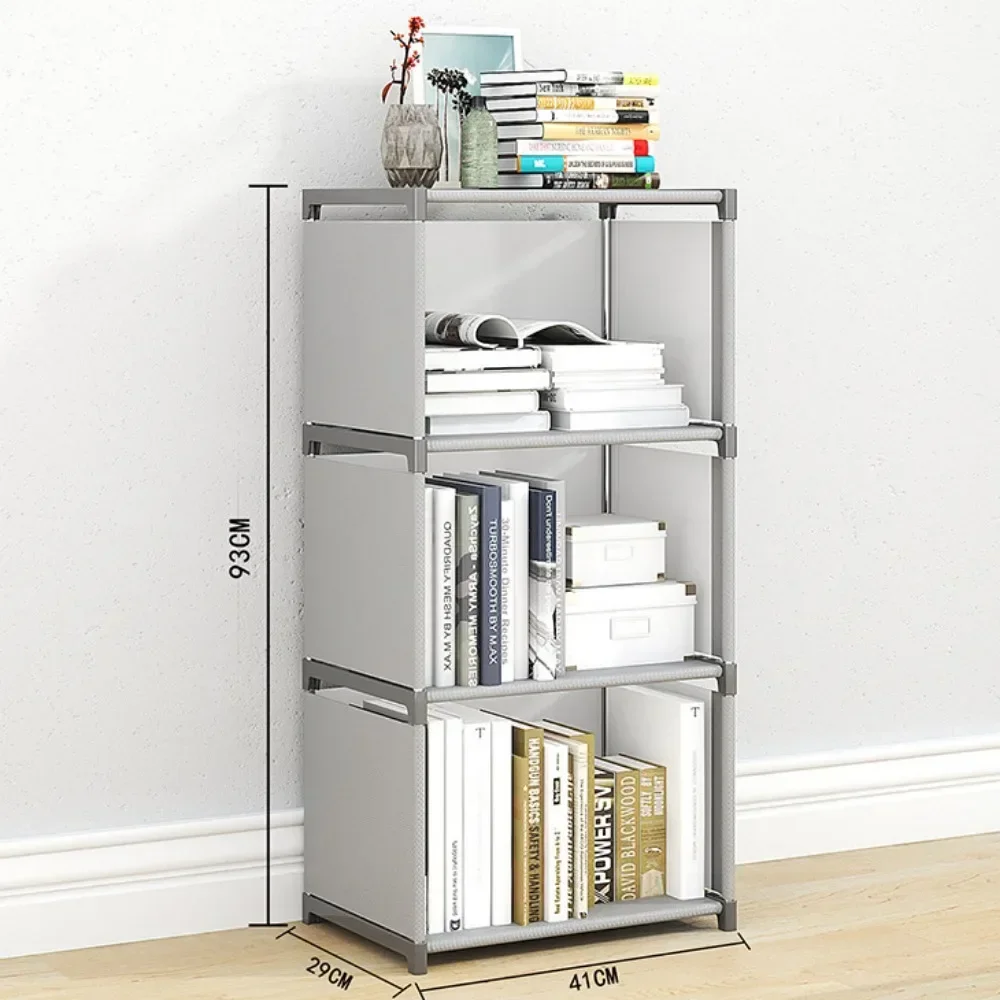 Double Row Bookshelf Simple Portable Storage Racks... – Grandado