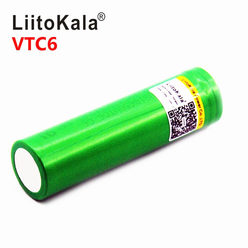 Liitokala VTC6 3.7V 3000mAh 18650 Li-ion Battery 3... – Grandado