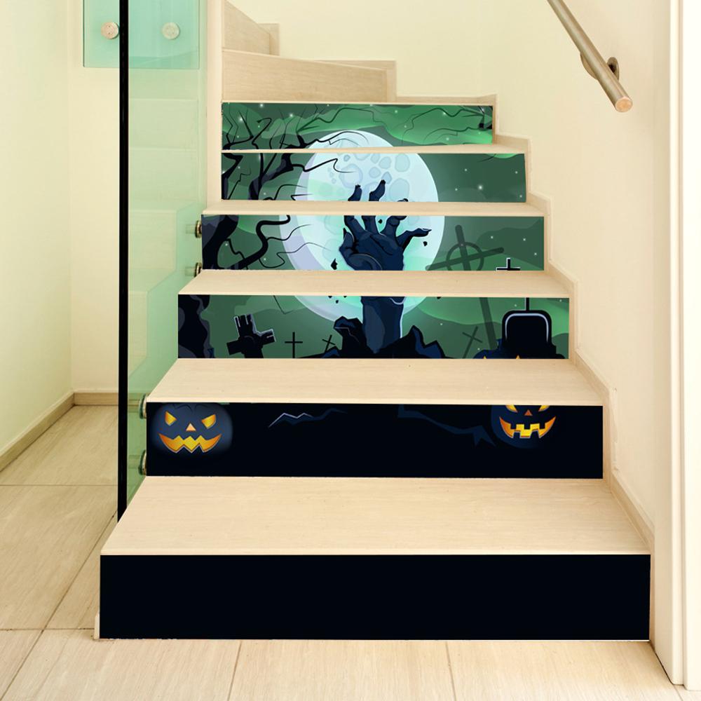 Halloween DIY 3D Ladder Stickers Terror Stair Stic... – Grandado