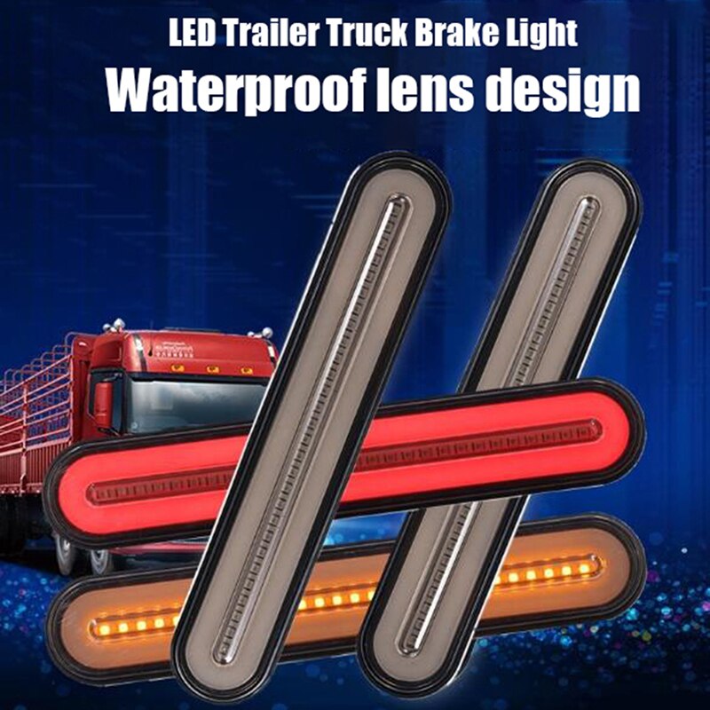 2Pcs Waterproof LED Trailer Truck Brake Light 3 in... – Grandado