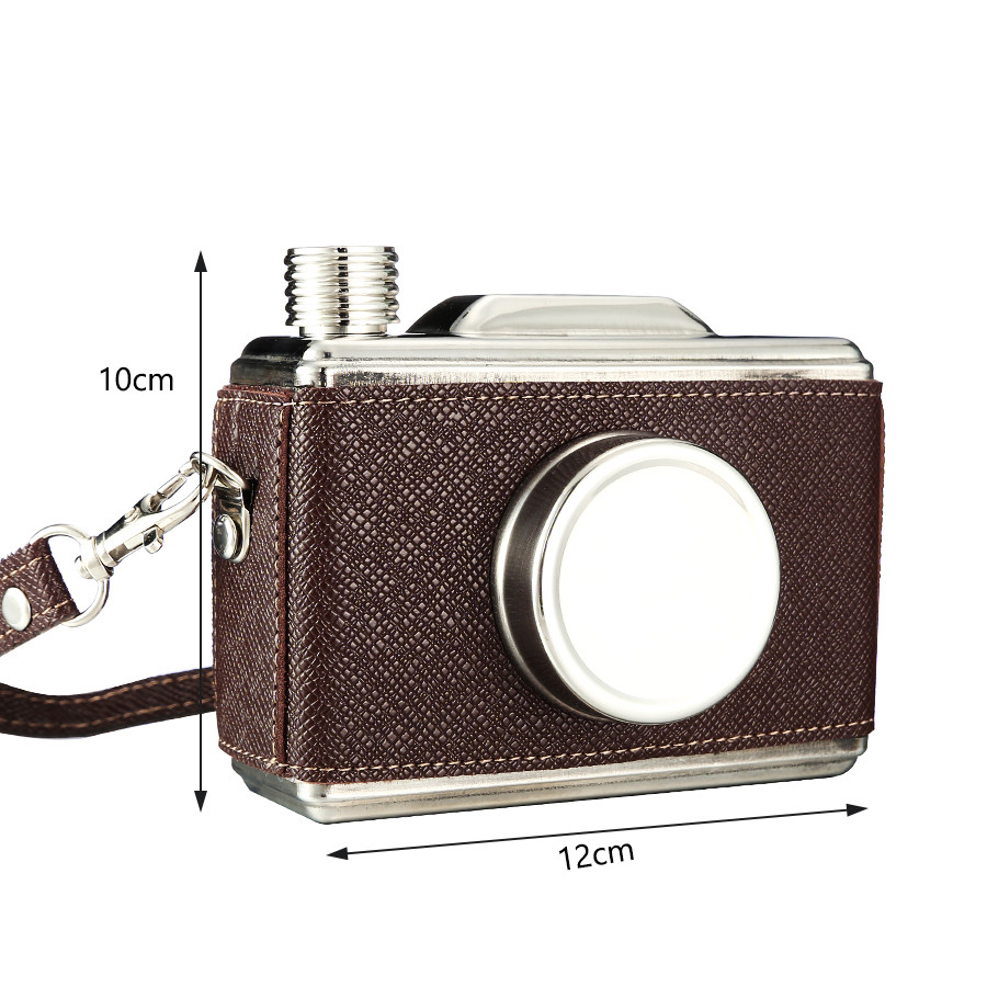 XYKIT 11oz Whiskey Flasks Portable Stainless Steel... – Grandado