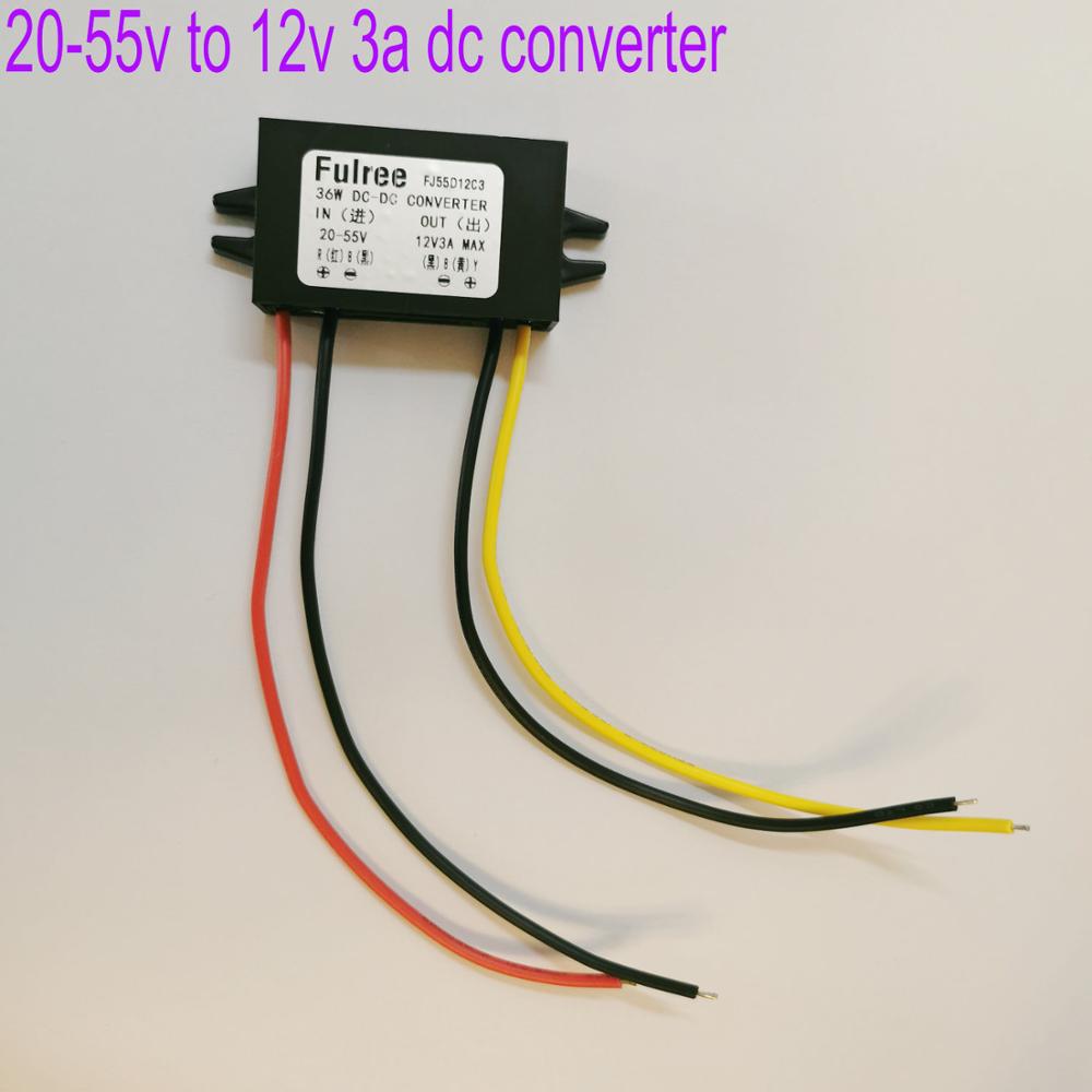 48V Naar 12V Dc Power Converter 20-55V Tot 12V 1A/... – Vicedeal