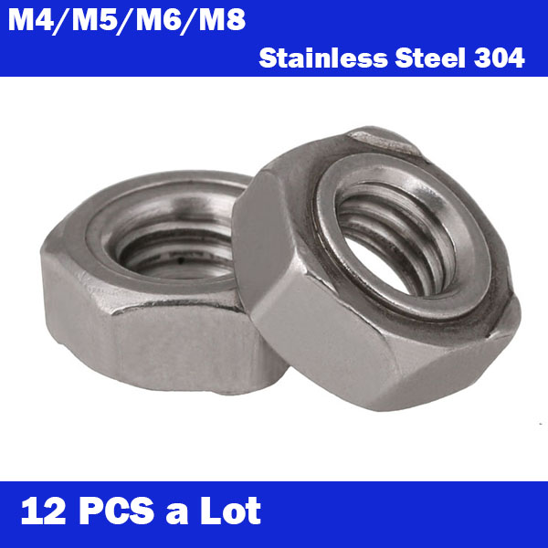 12pcs a lot M4 M5 M6 M8 Standard parts 304 stainle... – Vicedeal