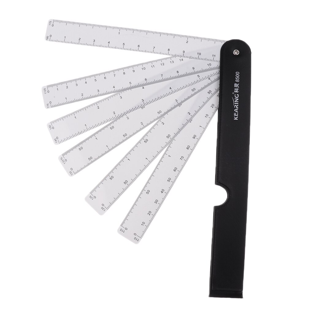 Foldable Fan Reduction Scale Ruler with 6 Blades f... – Grandado