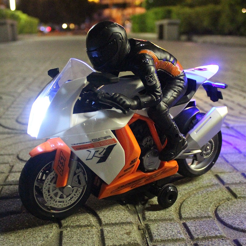motor bike toys remote control car motorcycle with... – Grandado