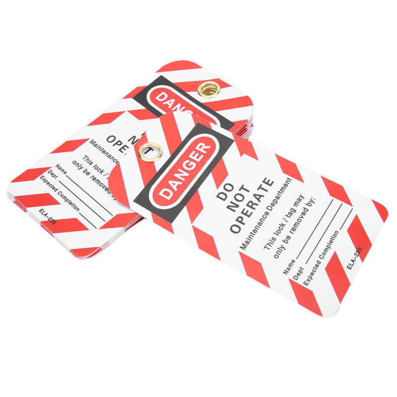 10PCS Lockout Danger Tagout Tag Do Not Operate Saf... – Vicedeal