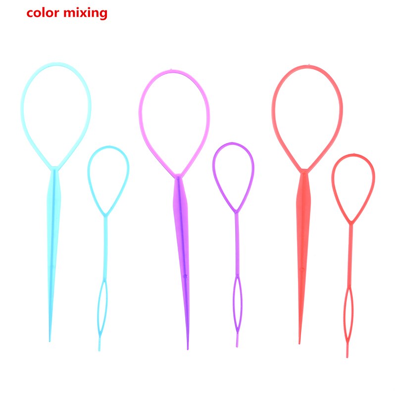 2pcs Ponytail Maker Styling Tool Plastic Loop Styl... – Grandado