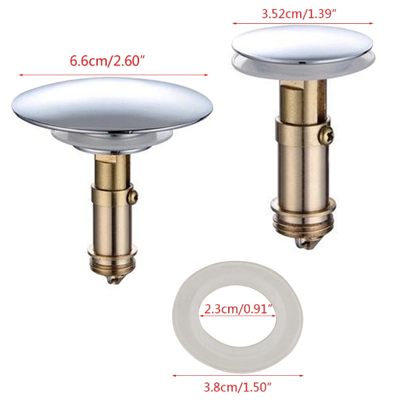 Universal Bathroom Sink Drains Plug Push-type Boun... – Grandado
