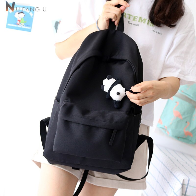 Simple Teenagers Fashionable Girls Oxford Backpack... – Grandado